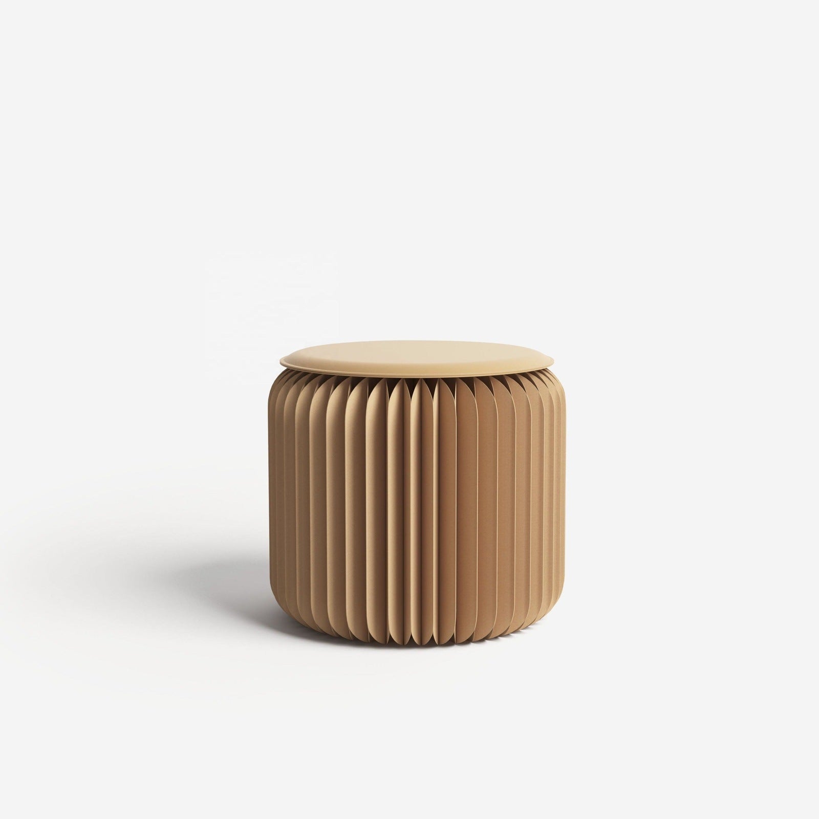 Honeycomb Kraft Paper Foldable Stool: Sustainable Style on the Go