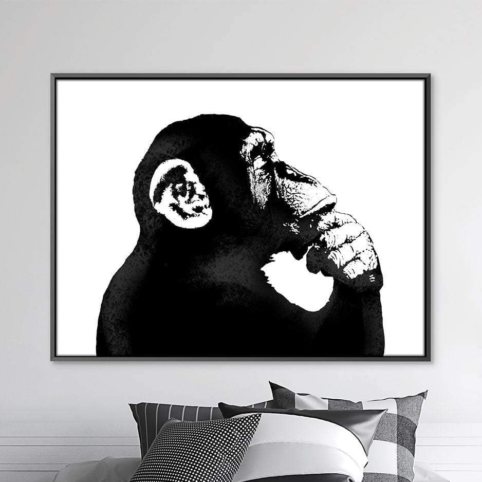 Thought-Provoking: Banksy Monkey Thinker
